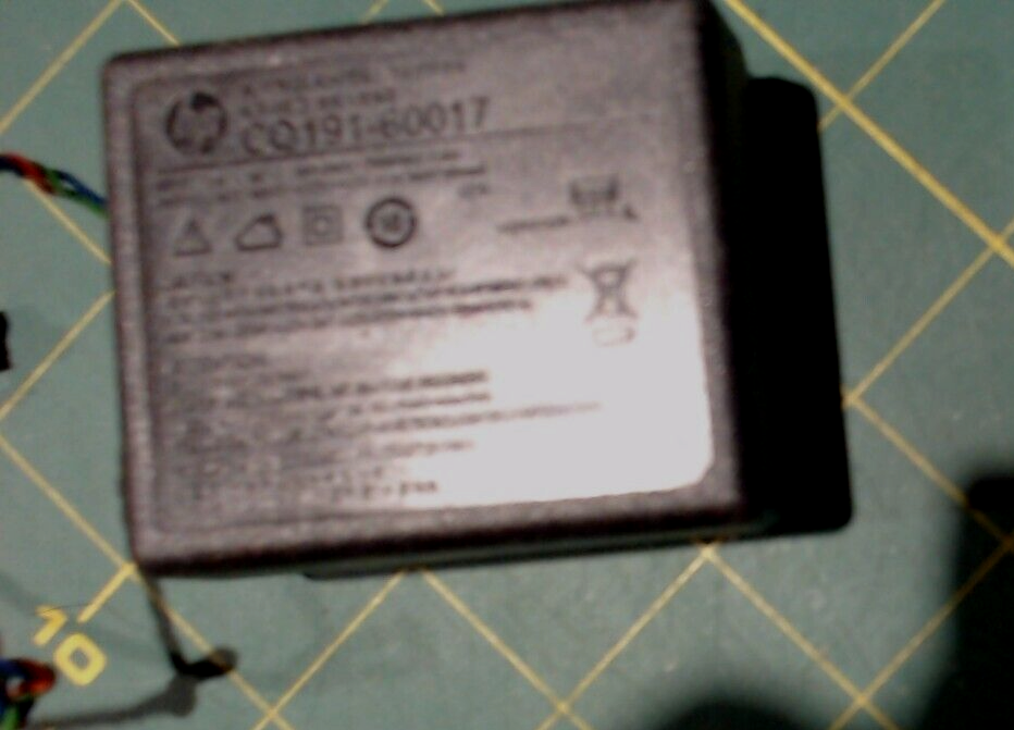 HP Photosmart 5520 Power Supply Adapter CQ191-60017 5514 5510 6510 6520 ...