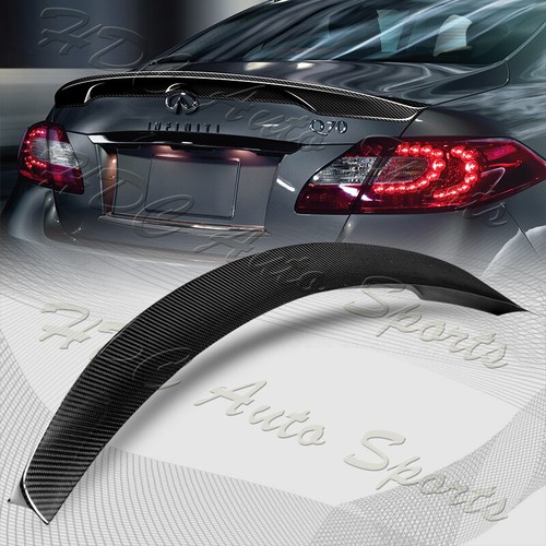 For 2011-2014 Infiniti M37 M56 M35 Q70 Carbon Fiber Rear Duckbill Trunk ...