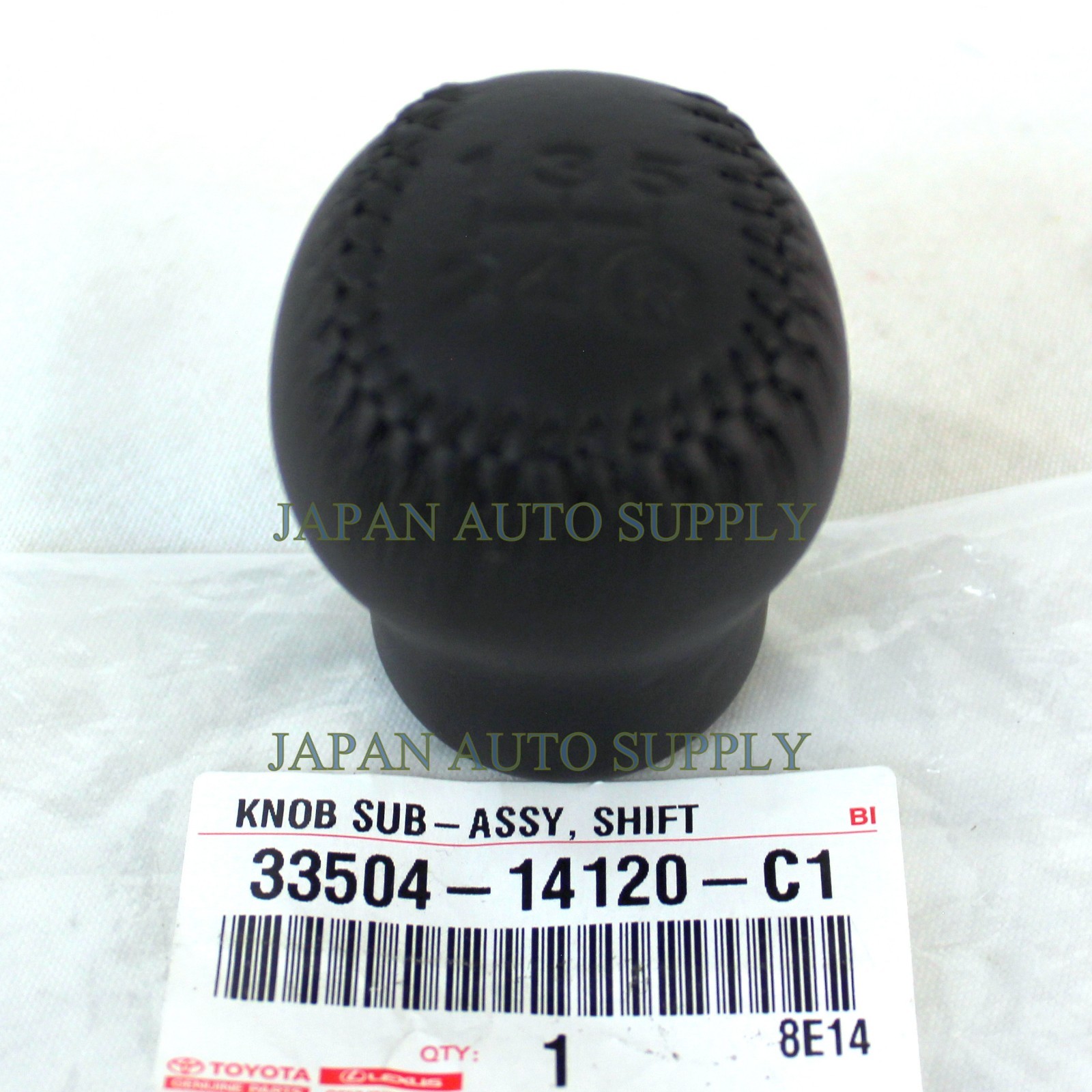 GENUINE TOYOTA Celica MR2 Spyder 5-Speed BLACK LEATHER SHIFT KNOB 33504 ...