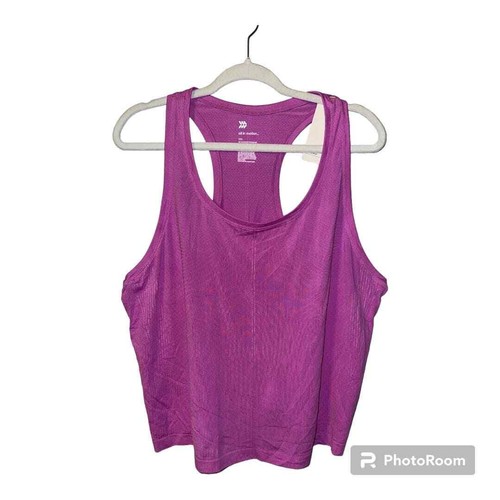All In Motion Purple Seamless Racerback Tank, XXL | eBay