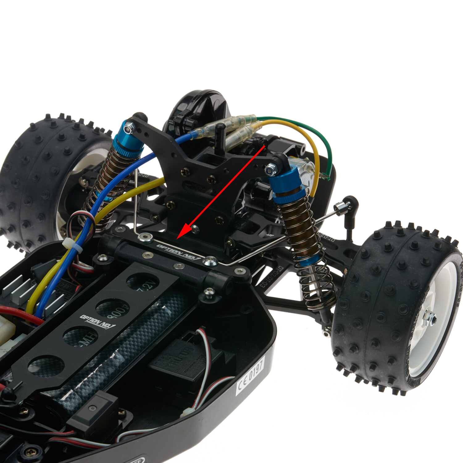 Aluminum Rear Stabilizer Rod Set For Tamiya/DT02/Fighter RC Buggy car ...