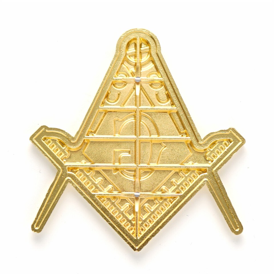 Gold Black Master Mason Emblem Car Freemasonry Badge for Sierra Ram ...