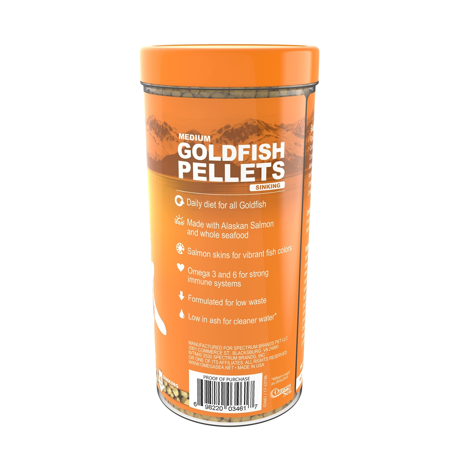 Omega One Goldfish Pellets Sinking (53461) for sale online | eBay