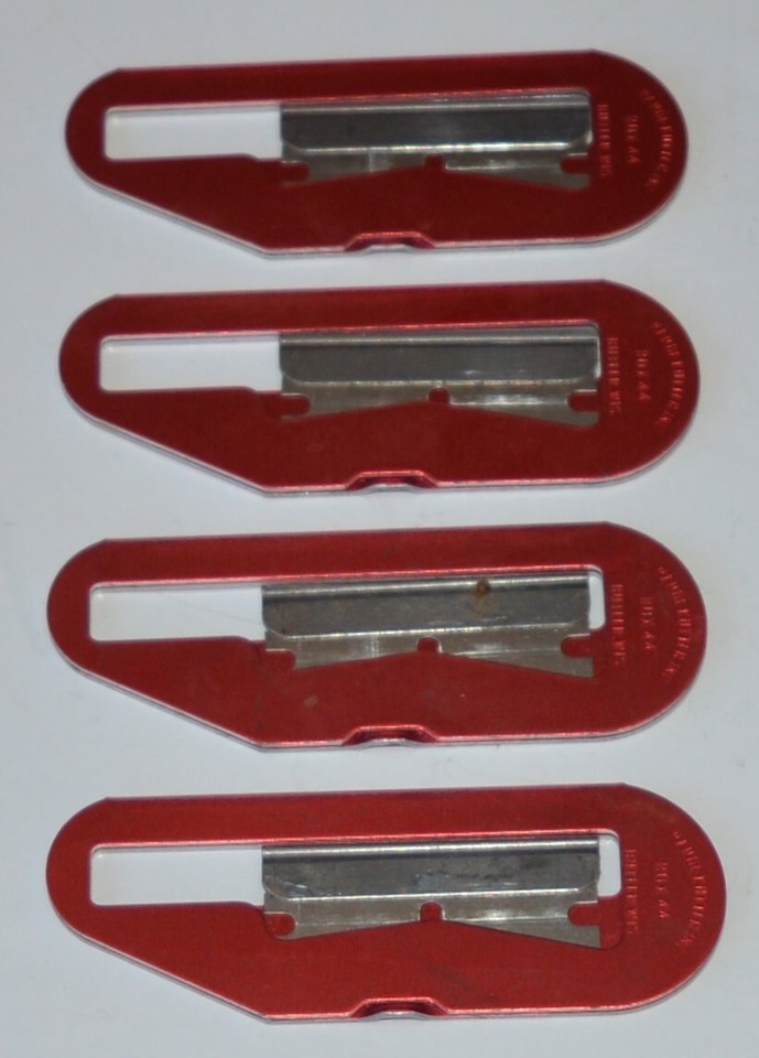 Vtg Handi Kutter Metal Pocket Blade Box Opener Alka Seltzer Advertising ...