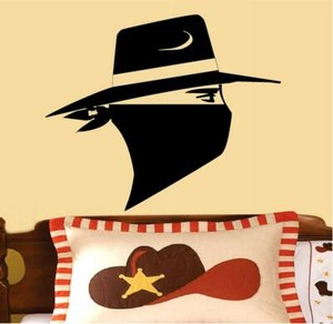 Bandit Vinyl Decal Home Décor 10" x 12" | eBay