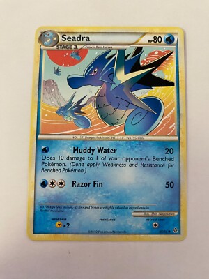 Seadra 40/95 Pokemon HG & SS Unleashed Uncommon Non Holo NM/MINT 2010 ...