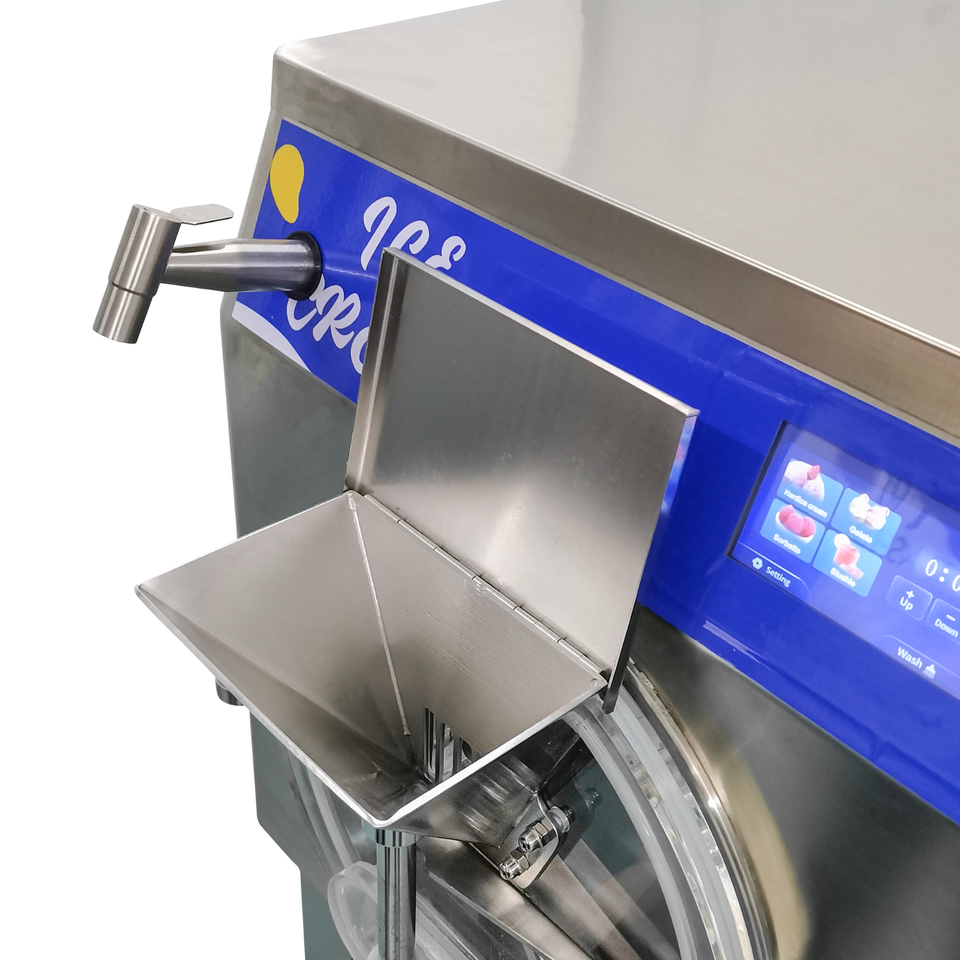 Wixkix Hard Serve Ice Cream Machine Gelato Italian Ice Maker 48L/H ...