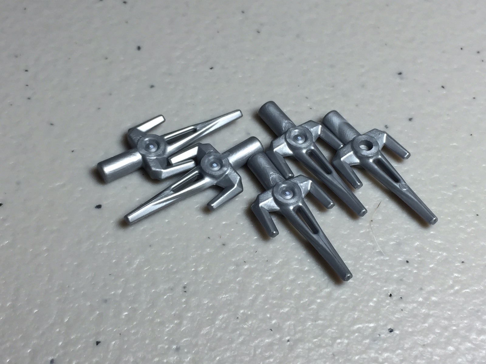 LEGO LOT of 5 Flat Silver Minifig Weapon Sai Ninjago Weapons 70728 | eBay