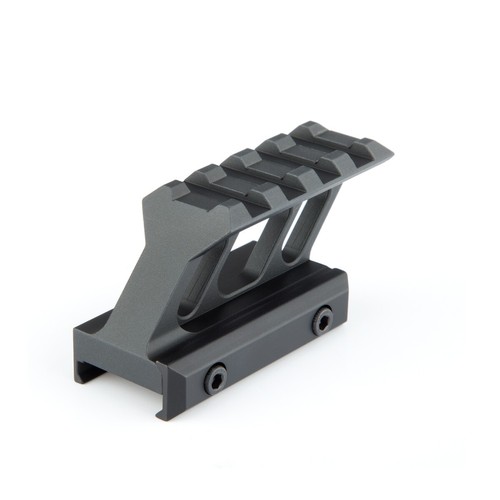 Offset High Profile Riser Mount fits Picatinny 20mm Rail For Red Dot ...