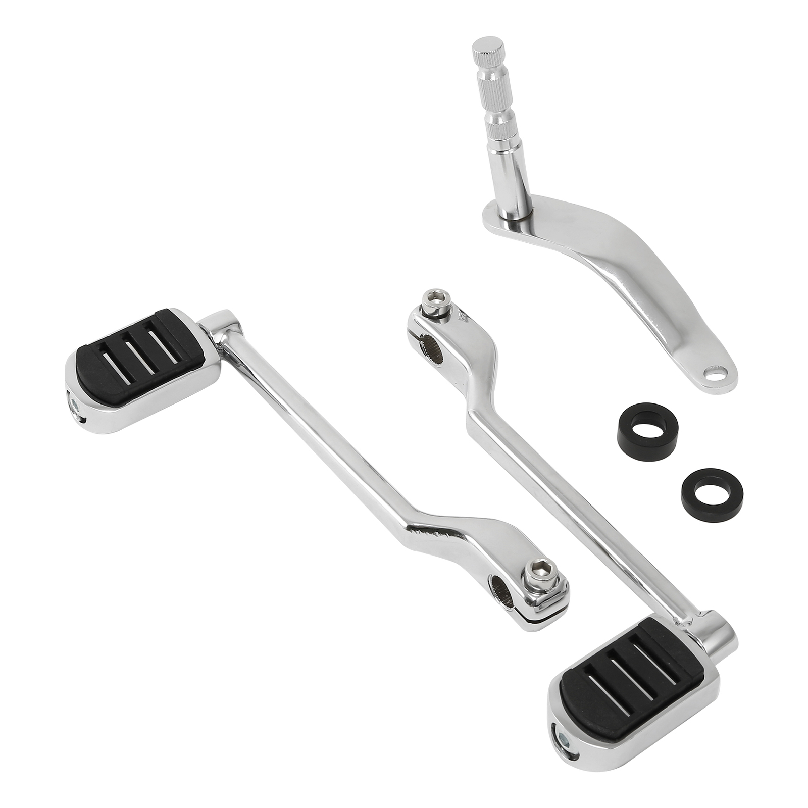 Heel Toe Shift Lever Shifter Rod Lever Pegs Fit For Harley Softail Fat ...