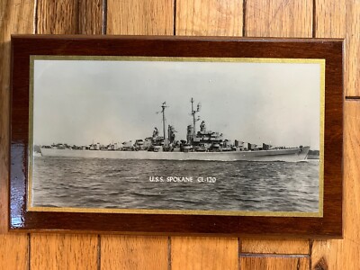 USS Spokane CL-120 World War II Mounted Photo (1947) | eBay