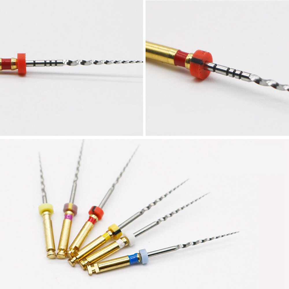 6pcs/set Dental Rotary Universal Engine NiTi Files 25mm S1,S2 ,F1,F2,SX ...
