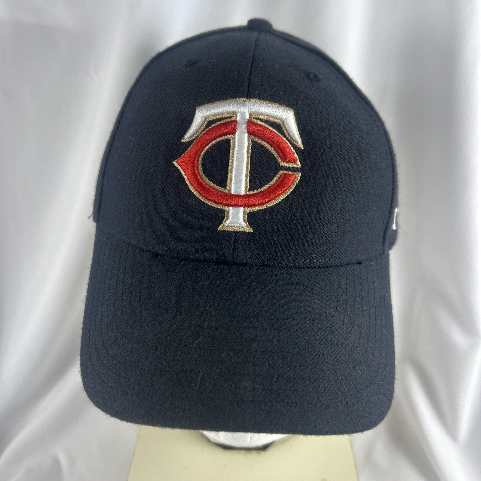 MN Twins Baseball Cap Black Embroidered Logo 47 Brand Adult Adjustable ...