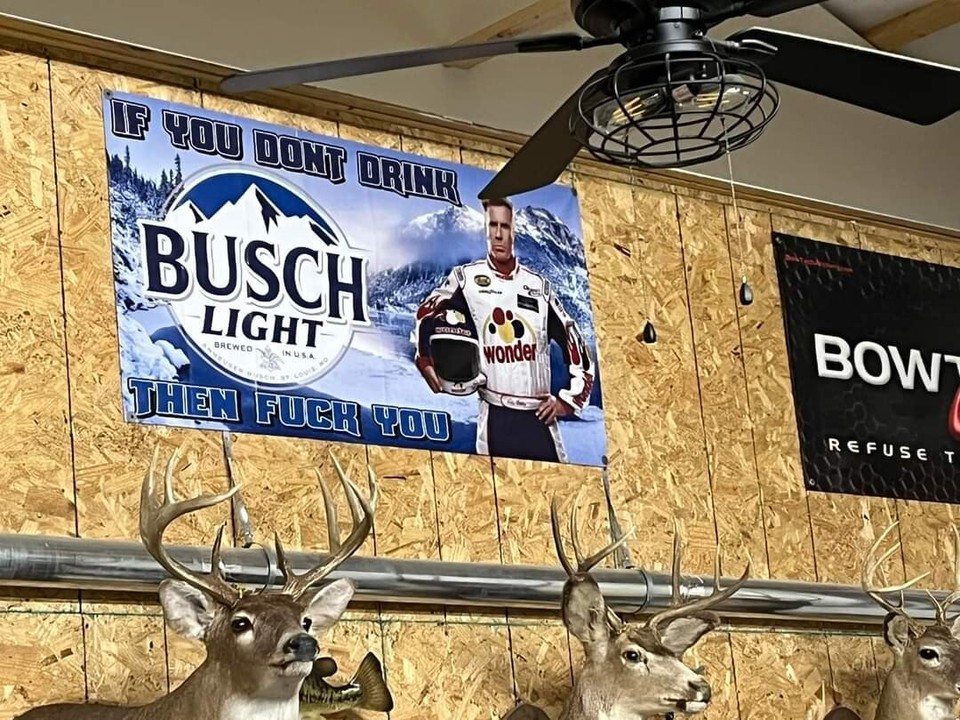 Ricky Bobby Busch Light Beer Banner (2.5ft x 5ft) | eBay