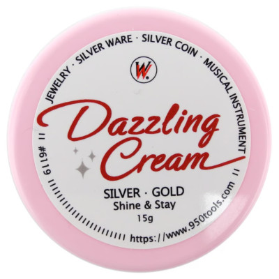 Dazzling Cream Polishing Paste Deoxidise Silver Coins Jewellery 15g ...