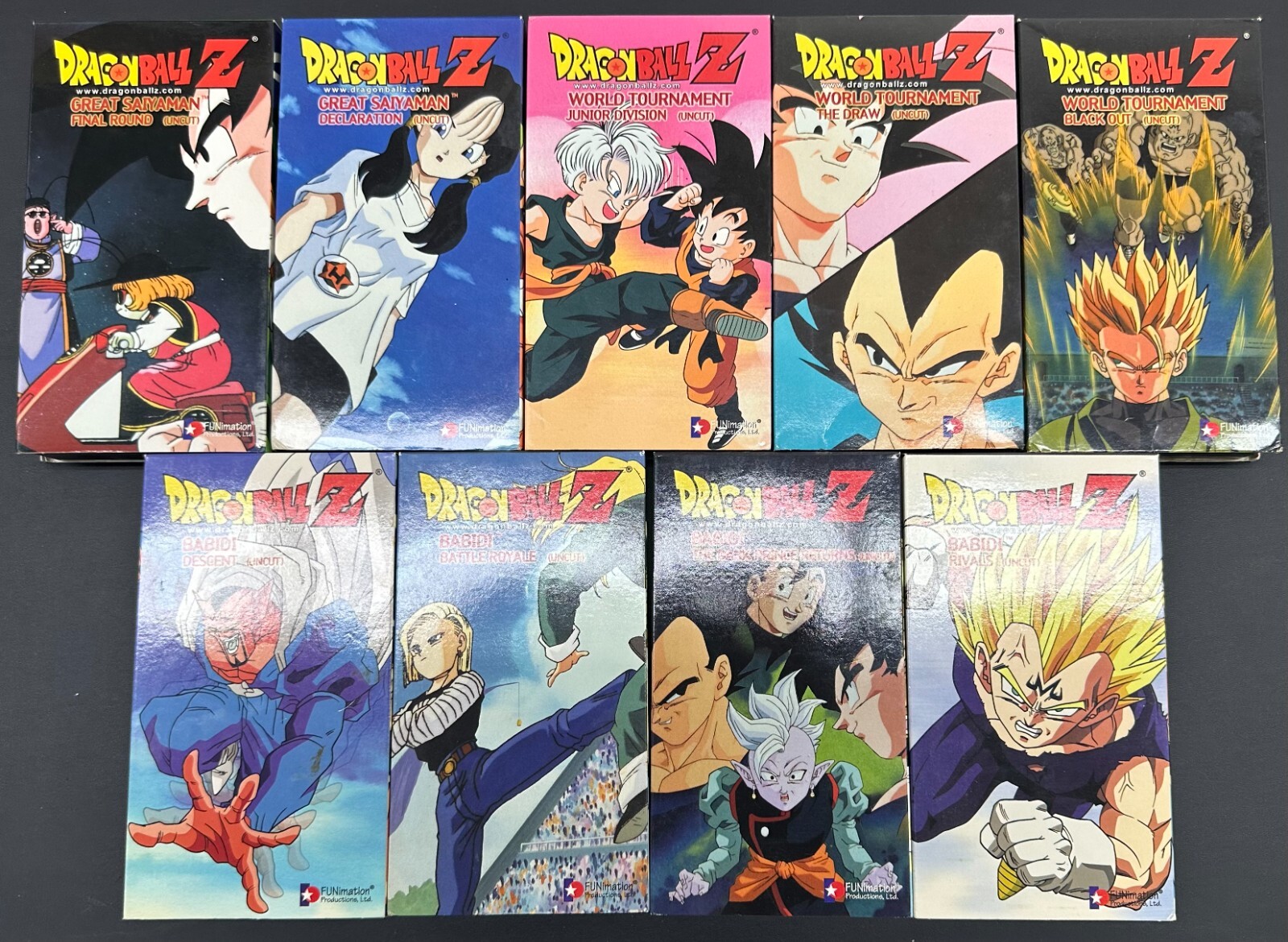 Lot of Dragon Ball Z & Dragon Ball GT VHS, 36 Used Tapes, *Not Tested ...