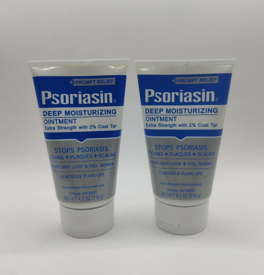 2x Psoriasin Ointment Psoriasis Relief Coal Tar 4.2oz Ea EXP 4/24 For ...