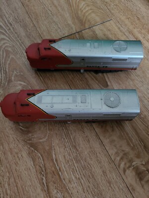 1960's SANTA FE LOCOMOTIVES HO SCALE, RED / SILVER. VINTAGE 2 cars | eBay
