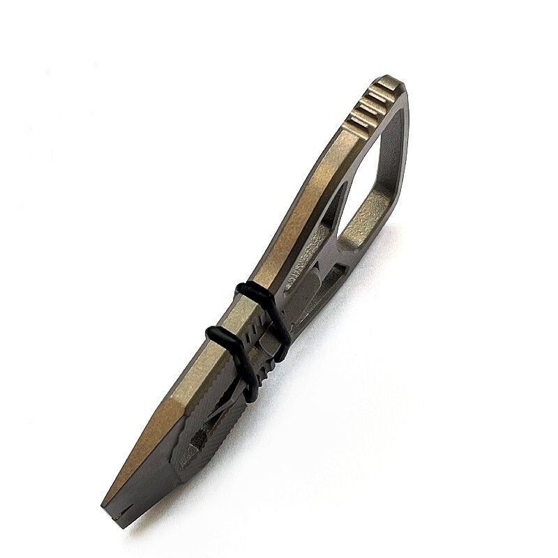 Multifunction Titanium Ti Pry Bar Crowbar Tools Opener Screwdriver Nail ...