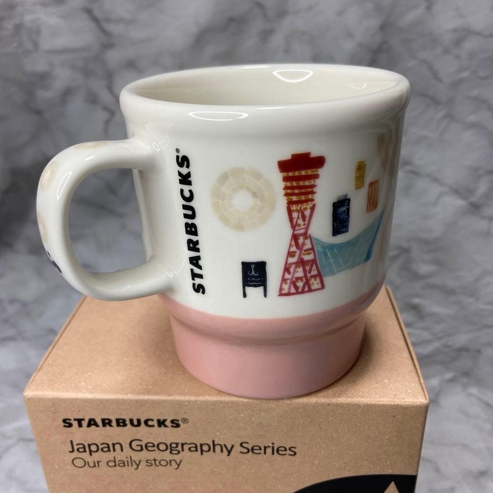 Kobe Starbucks coffee Cup Mug 12oz Japan Geography Series Excellent | eBay