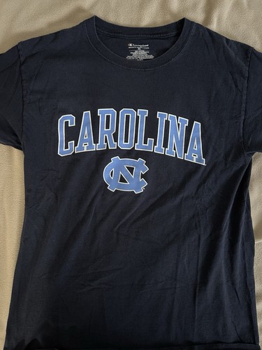 UNC North Carolina Tar Heel’s Blue Logo Champion Short-Sleeve T-Shirt ...