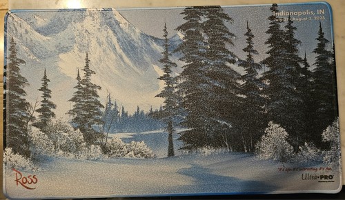 Ultra Pro MTG Playmat Gen Con 2025 Bob Ross Ltd Edition Glitter Foil ...