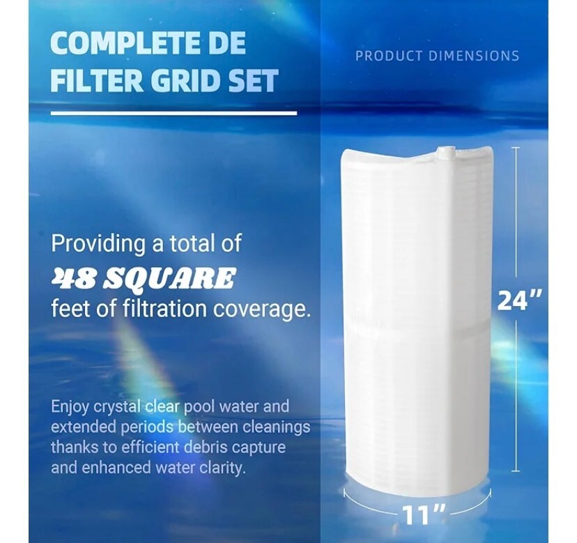 DE Filter Grid Set Hayward 48 sq ft (8 Pack) | eBay
