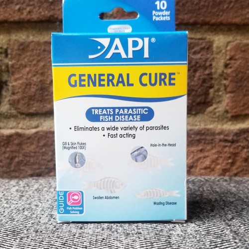 API General Cure Freshwater/Saltwater Fish Parasite Medication - 10 ...