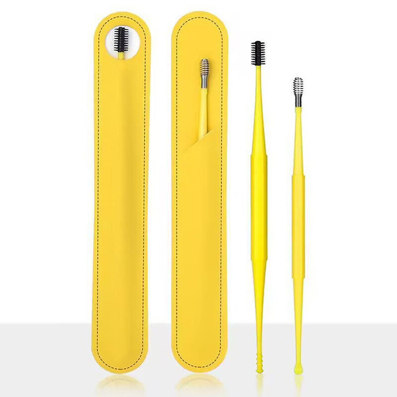 2Pcs/Set Ear Wax Remover Cleaner Spiral Safe Soft Tip Wax Curette ...
