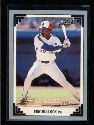 ERIC BULLOCK 2013 LEAF MEMORIES BUY BACK STAMPED CARD #2/5 (RARE ...