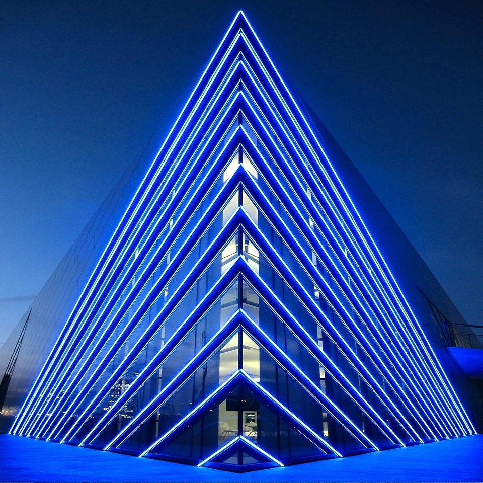 110V LED Neon Rope Light Strip Waterproof Indoor Outdoor Buliding Home ...