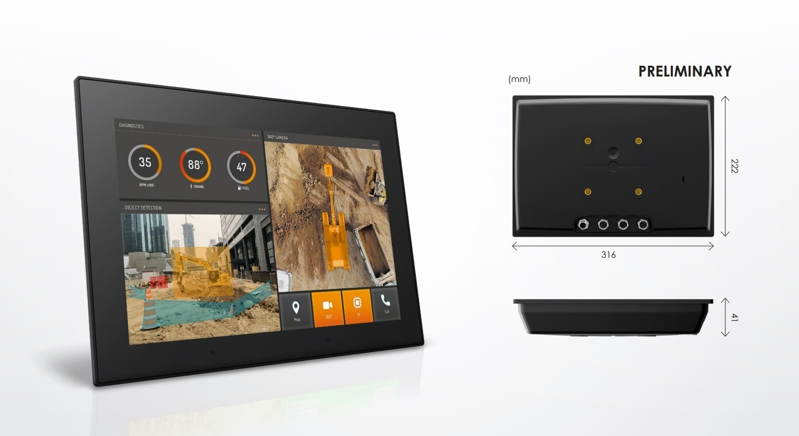 CrossControl CCpilot V1200 4CAN WiFi & Bluetooth I.MX 8 BASED DISPLAY COMPUTER | eBay