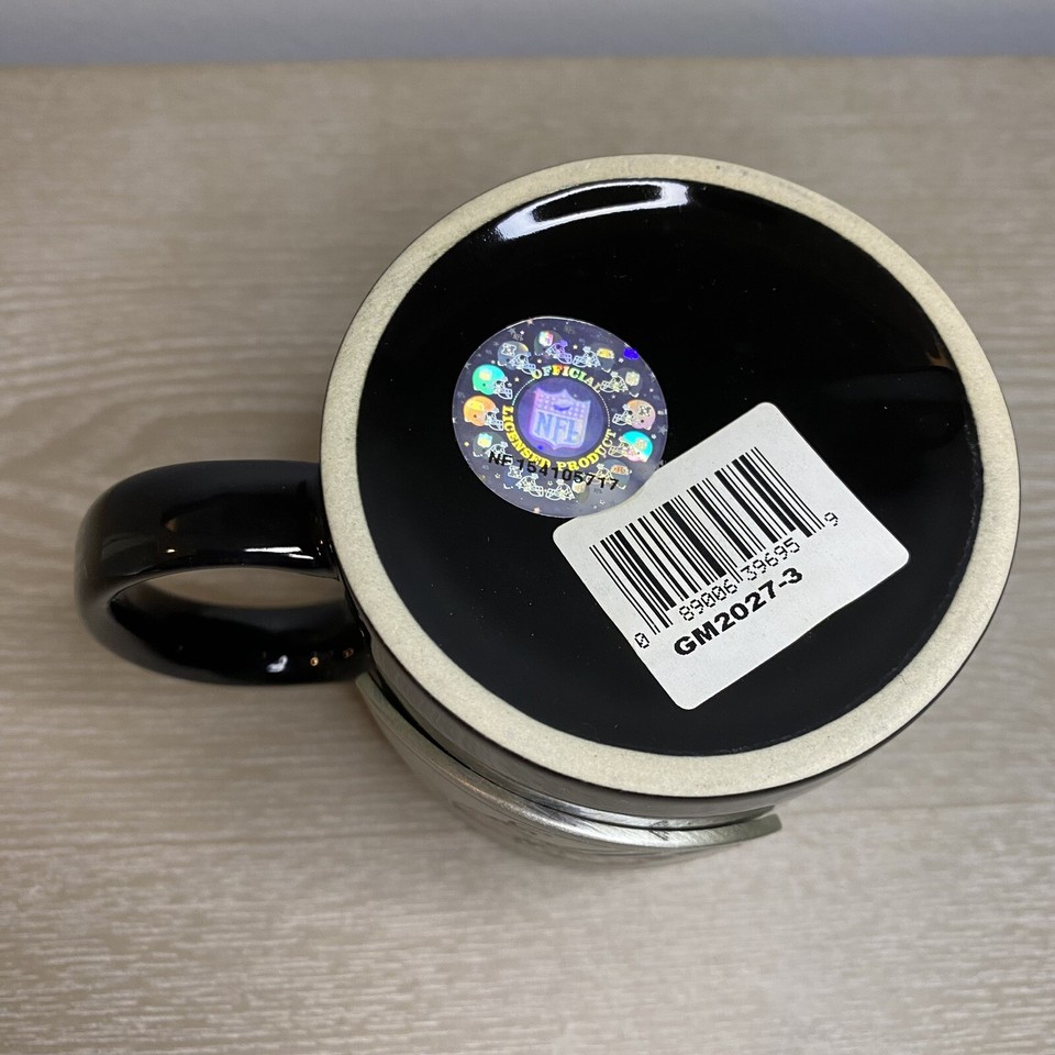 Tampa Bay Buccaneers NFL Football Black Ceramic Coffee Cup Mug Metal ...