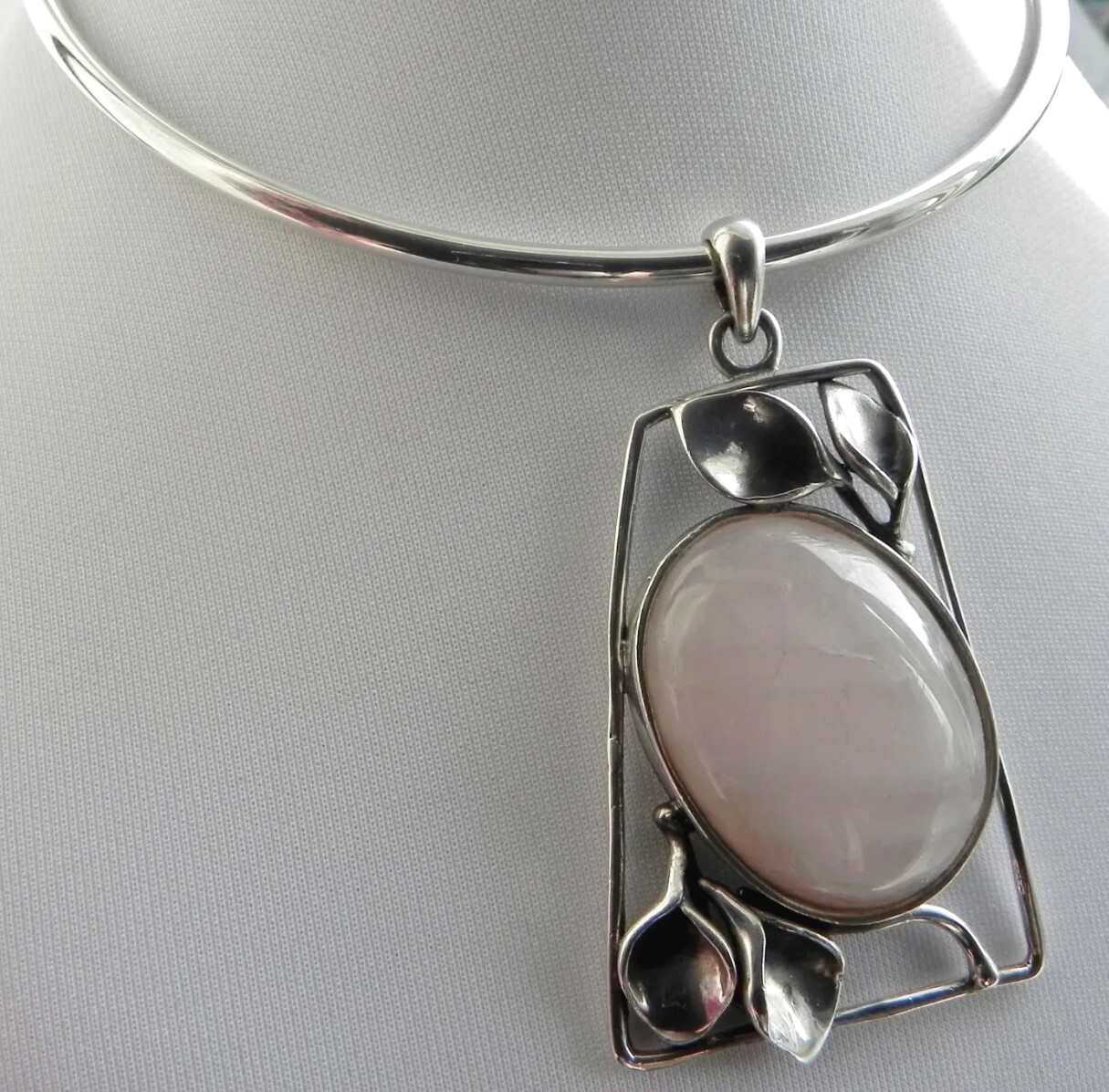 63g sterling silver 925 Art Nouveau style rose qu… - Gem