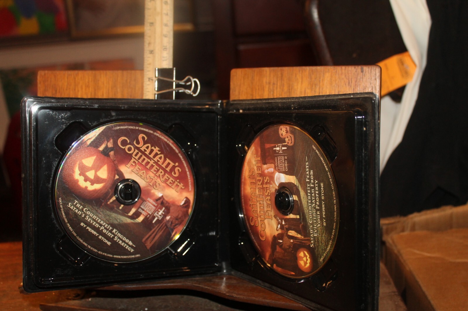 2008 CD Audio Book Satan's Counterfeit Feasts Perry Stone 2 Discs | eBay