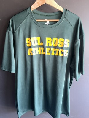Sul Ross State University Texas TX Mens T Shirt XL Dri Fit Green | eBay