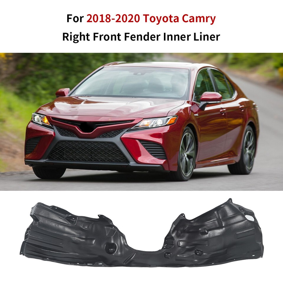 Front Fender Inner Liner Splash Shield For 2018-2020 Toyota Camry ...