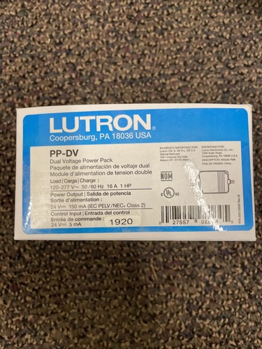 LUTRON Dual Voltage Power Pack PP-DV 24V | eBay