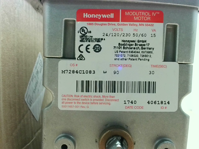 HONEYWELL Amortisseur Déclencheur Moteur M7284C-1083 M7284C1083 ...