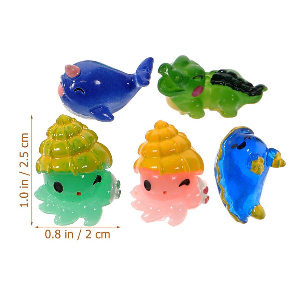 5 Pieces Meerestiere Fisch-Modell Mini-Tiermodell Lebensechte ...