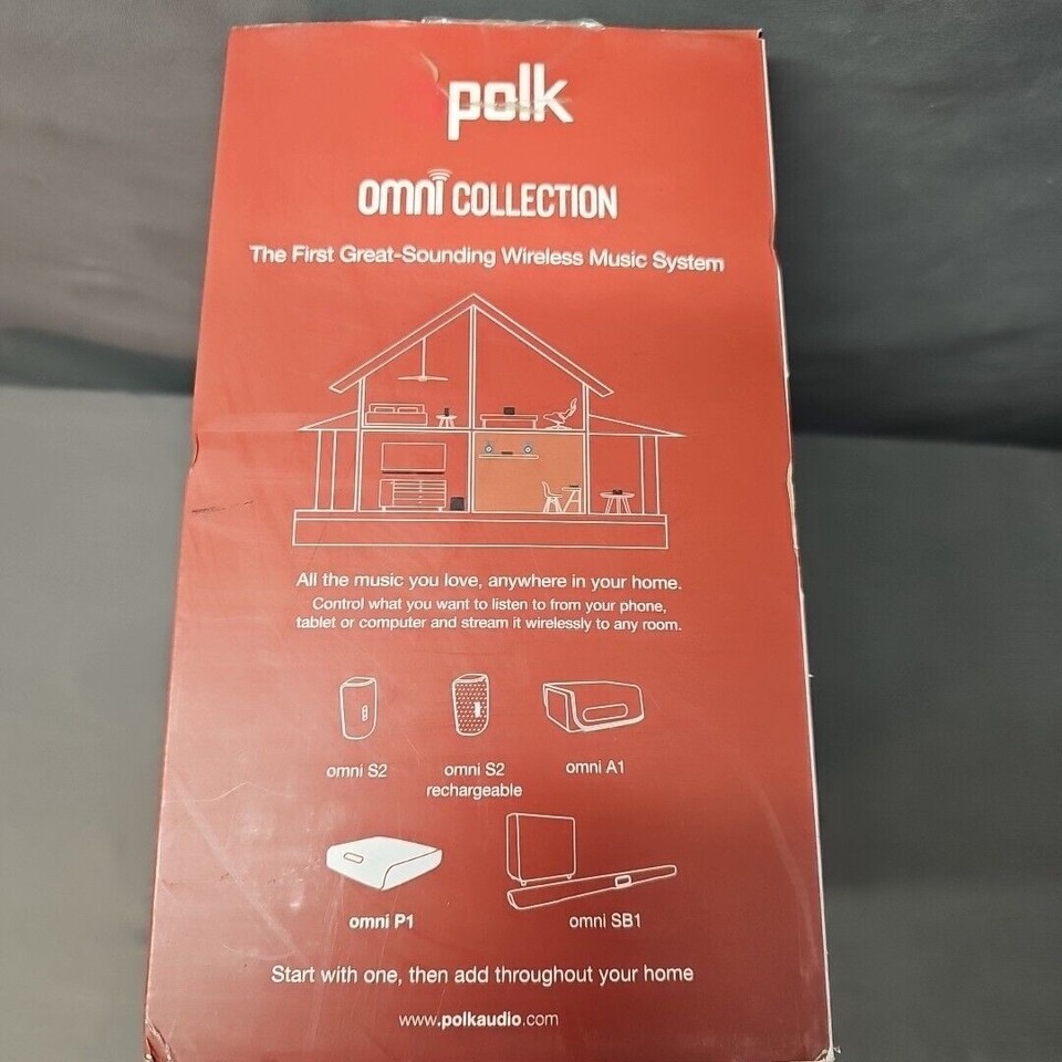 Polk Audio AM6911-A Omni P1 Wireless Wi-Fi Music Streaming Adapter | eBay