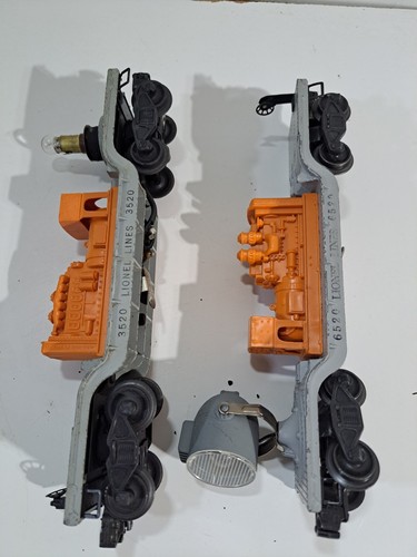 Lionel 3520 6520 Train O Gauge Model Railroad Postwar Searchlight Cars ...