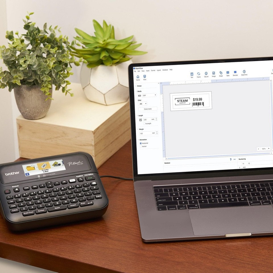 Brother Business Professional Connected Label Maker PTD610BT ...