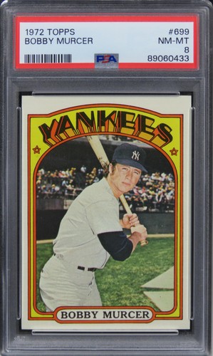 1972 Topps Bobby Murcer #699 PSA 8 NM-MT | eBay