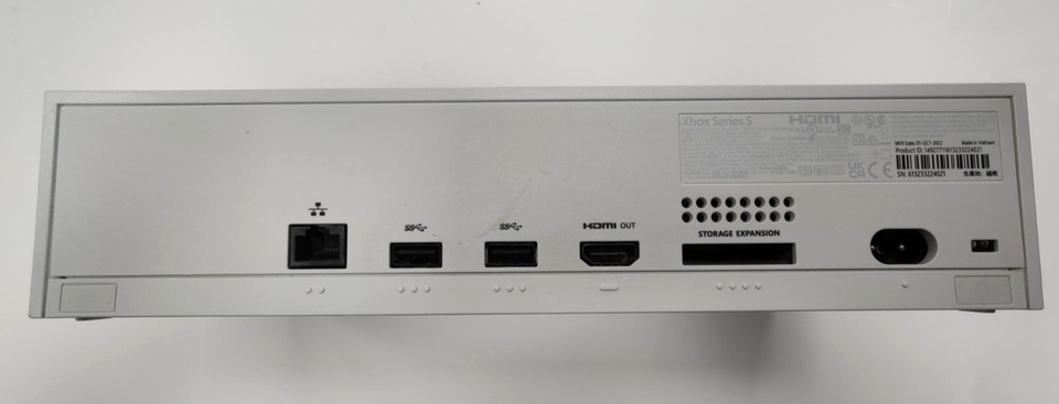 Xbox Series S 512GB White Video Game Console Core Unit Only No ...