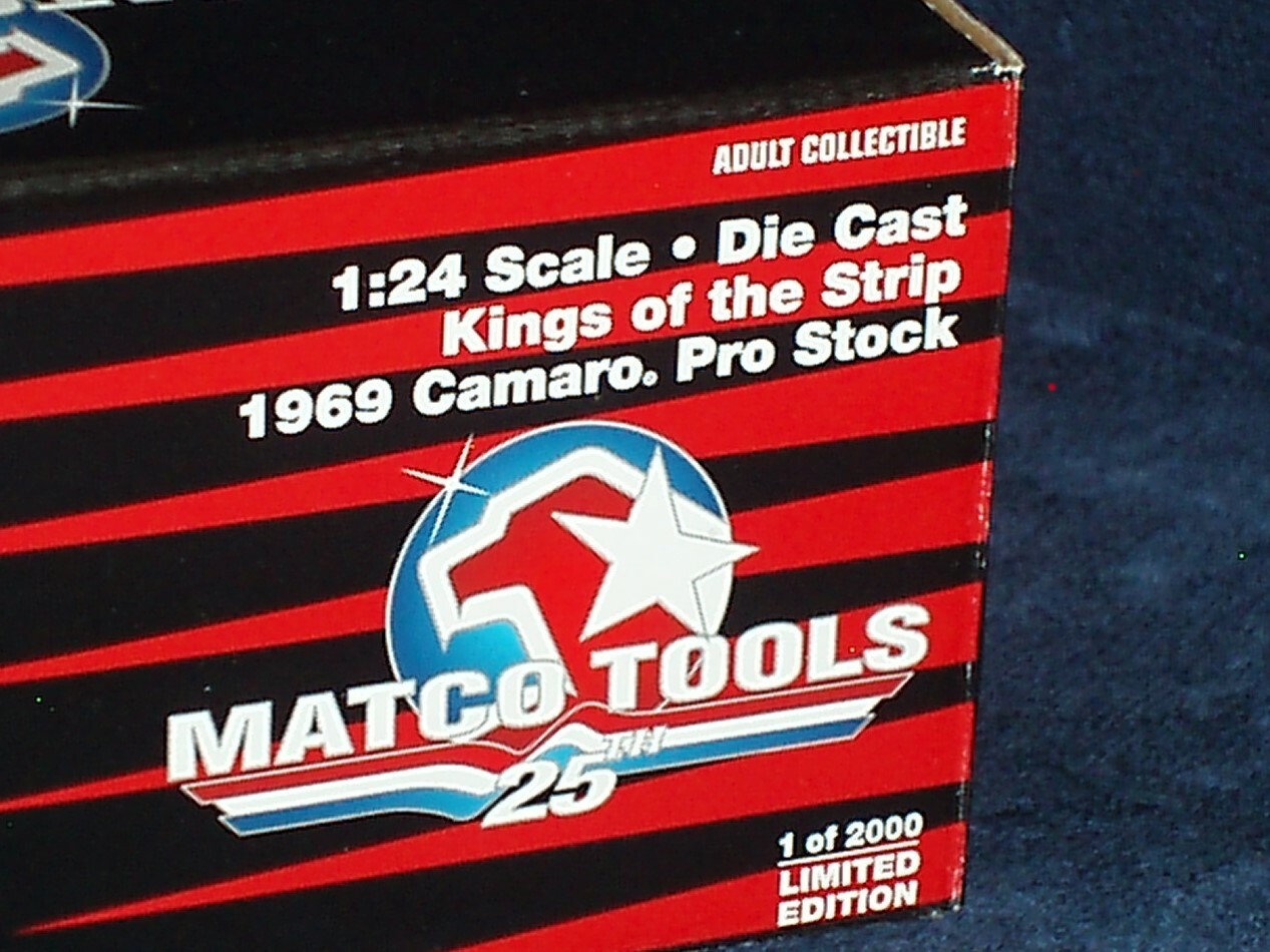 MATCO TOOLS/RACING CHAMPIONs 1969 CHEVY CAMARO 1/24 STREET MACHINE 2004 ...