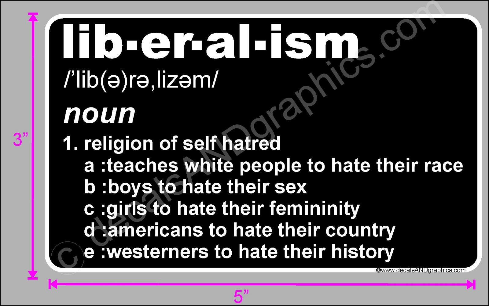 TRUMP 2020 STICKER LIBERALISM ANTI DEMOCRAT LIBERAL SNOWFLAKE DECAL ...