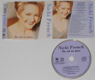 Nikki French - For All We Know - BAGSCDX4 U.K. cd | eBay