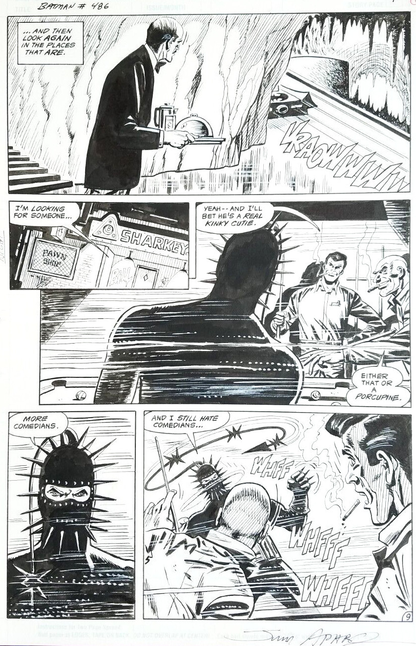 Jim APARO~BATMAN Story~ALFRED, BATCAVE, BATMOBILE 1st Appear. METALHEAD ...