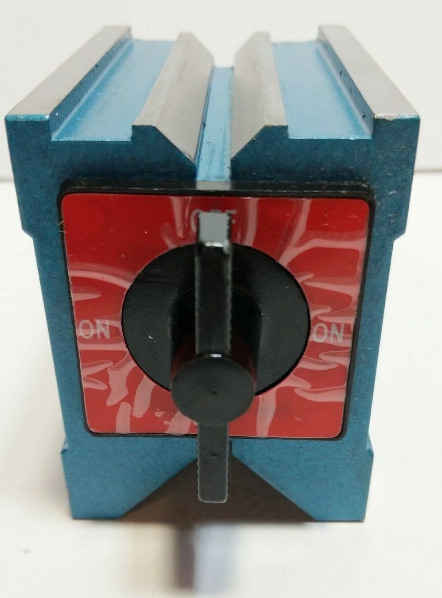 Fowler Magnetic V-Block 2-3/8" wide x 4" long x 3-7/8" high 52-585-075 ...